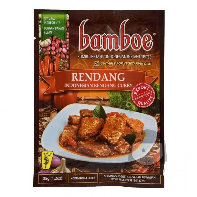 Bamboe Rendang (Indonesian Rendang Curry) - 100% authentic Indonesian ...