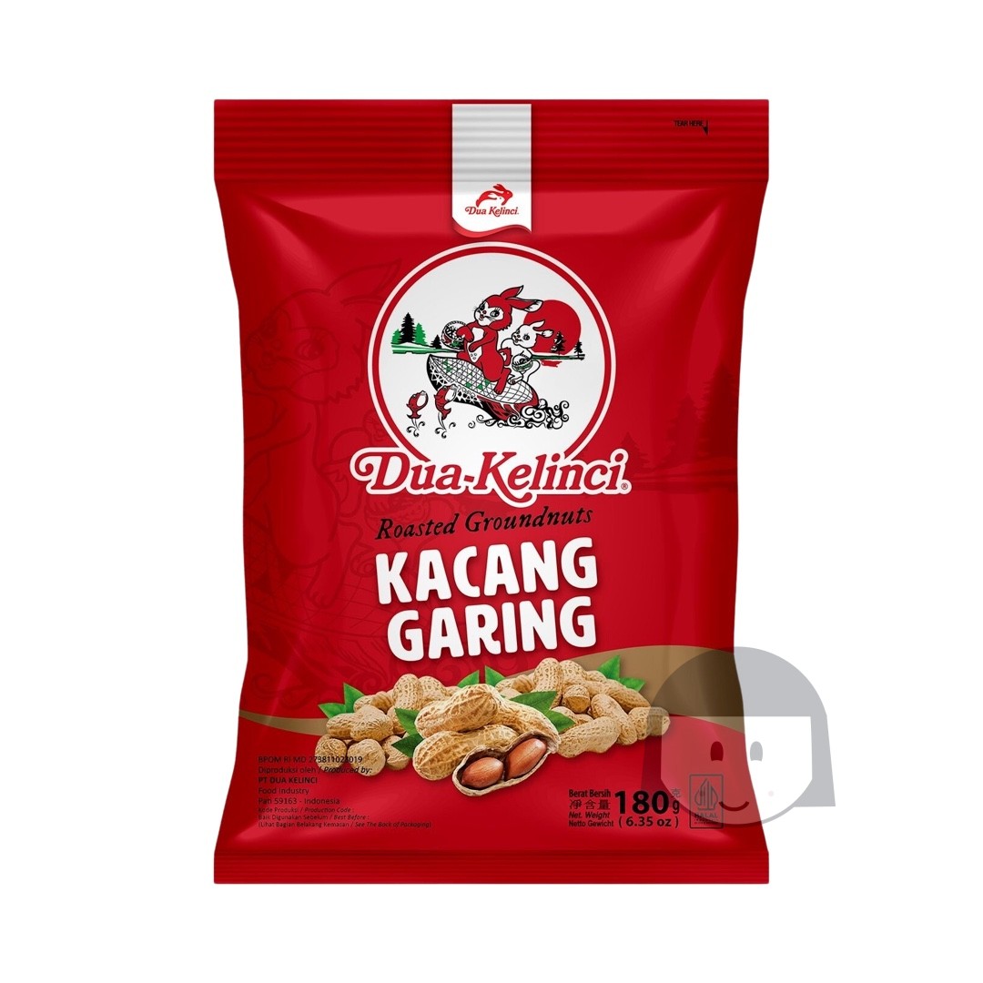 Dua Kelinci Kacang Garing 180 gr - buy authentic Indonesian products at ...